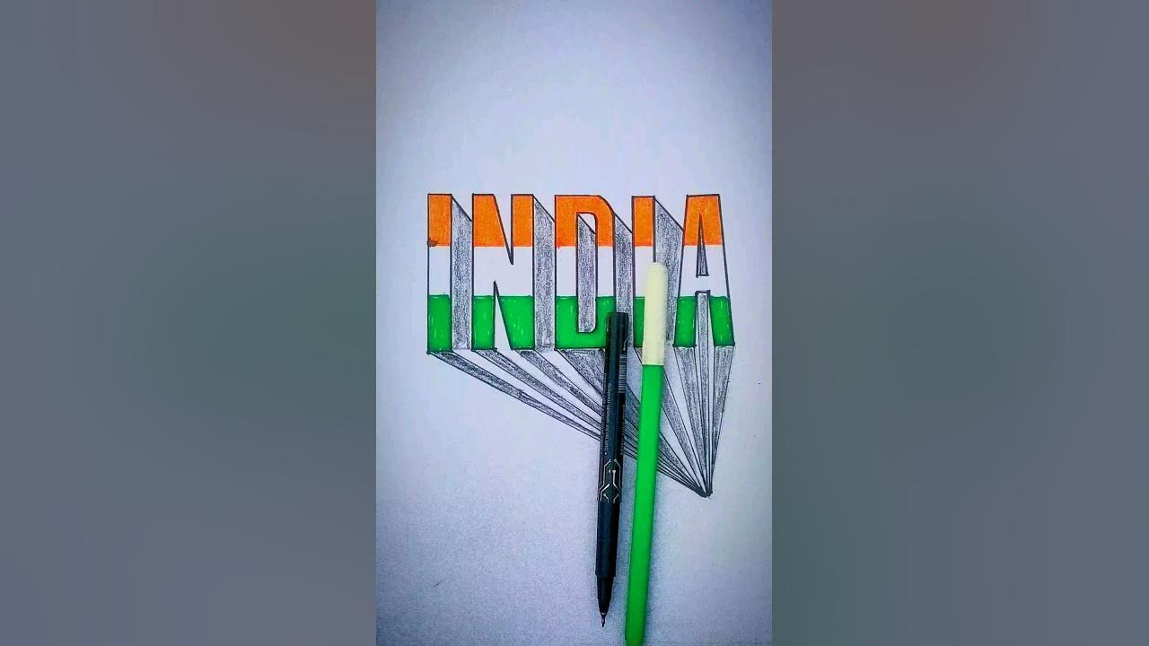 How To Write India In 3D How To Drawing India 3d Letter short viral how-to-write-india-in-3d-how-to-drawing-india-3d-letter-short-viral