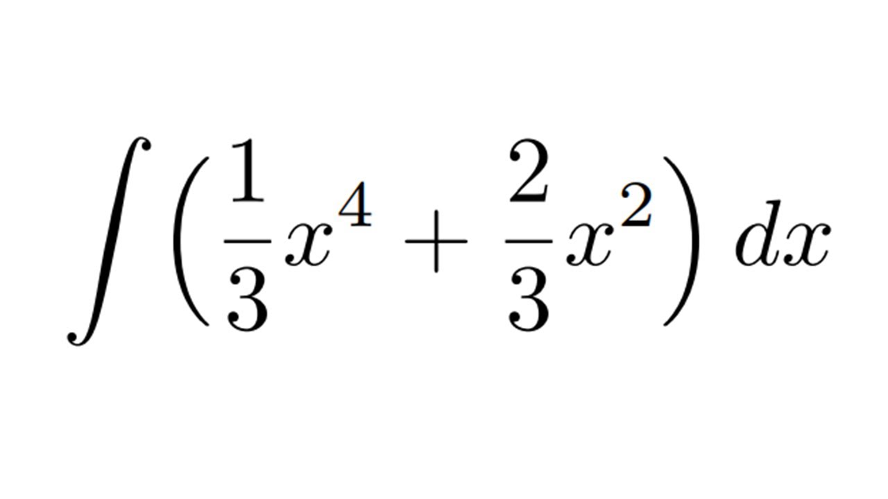 Integralrechnung: Potenzregel und Summenregel mit Bruch als Vorfaktor ...