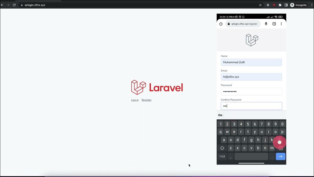 [Demo] Laravel Simple Login using QR Code - YouTube