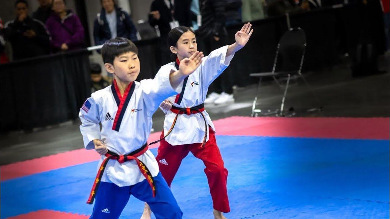 2024 U.S. National Taekwondo Team Trials (Poomsae Cadet Pair) - YouTube
