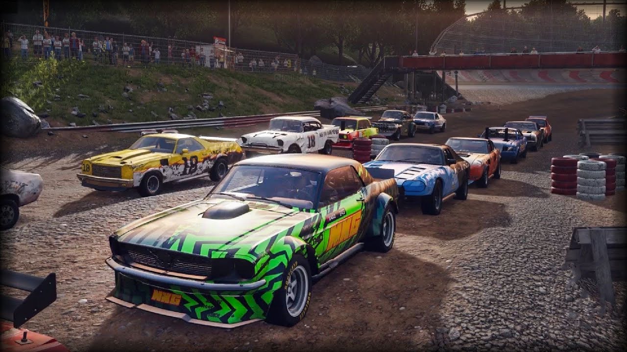 Racing in the Rocket RX on Rockfield Roughspot | 6 Laps | Wreckfest ...