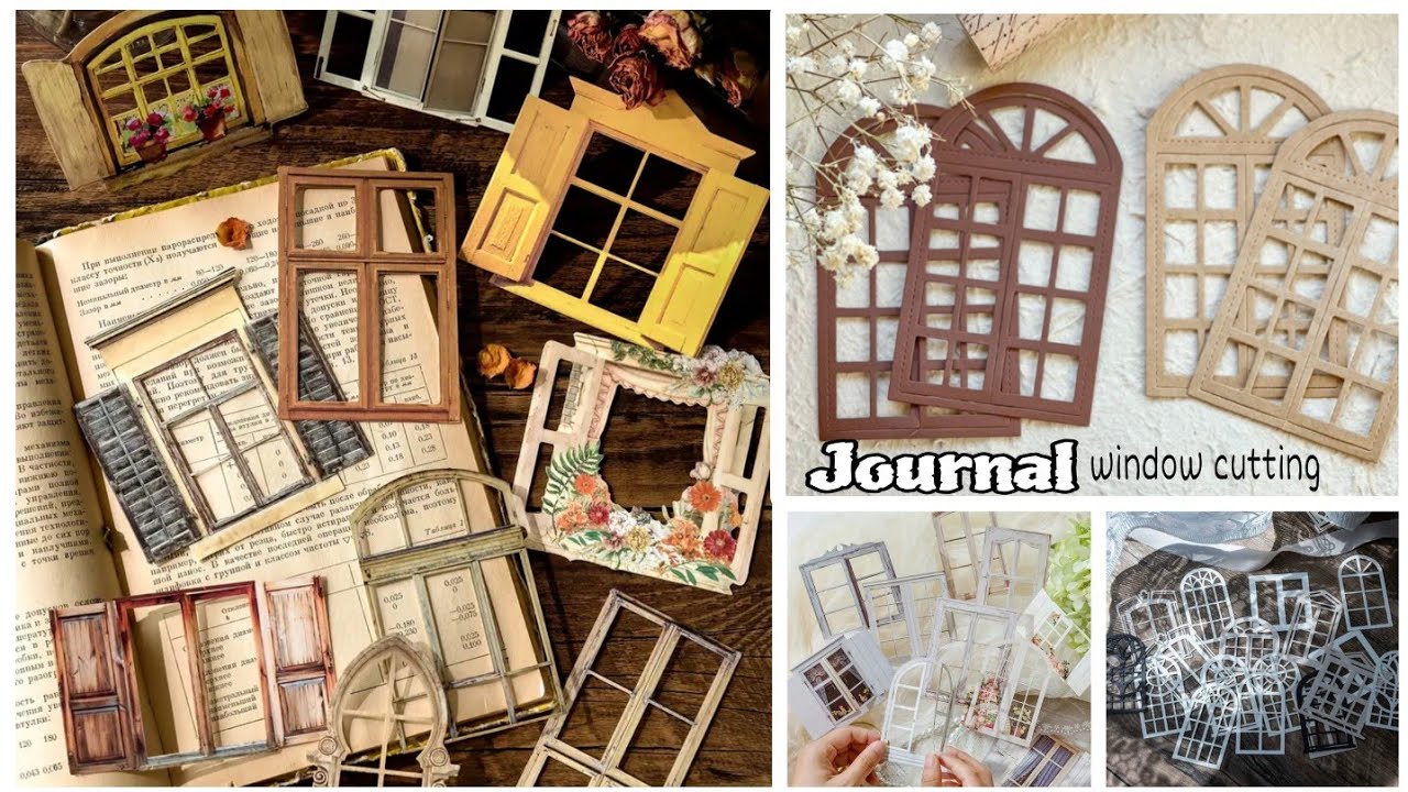 how to make window cutting dies for Journal (window cut dies)#journal ...