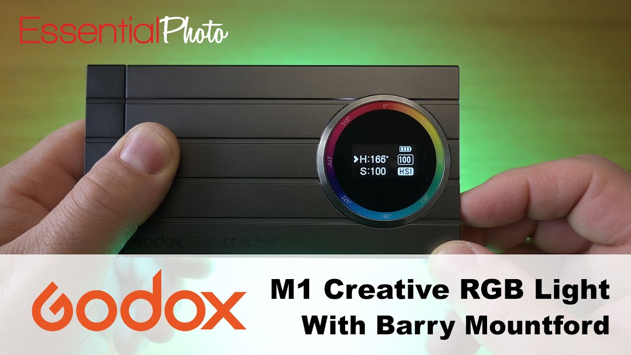 Godox M1 Mini Creative RGB Light - With Barry Mountford - YouTube