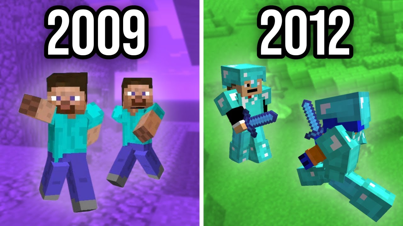 Эволюция Майнкрафт серверов | 1 часть - YouTube
