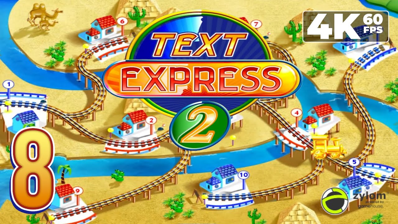 Text Express 2 Deluxe (PC) - 4K60 Walkthrough Village 8 - No Commentary ...
