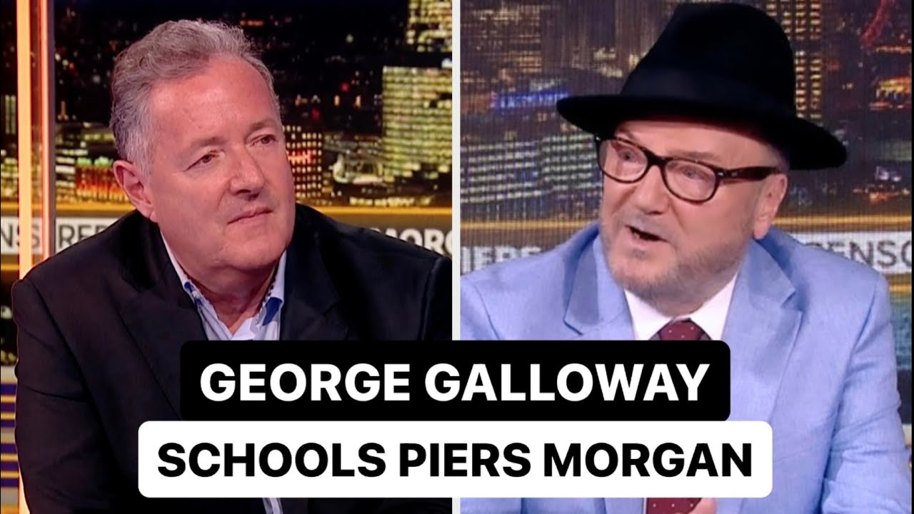 GEORGE GALLOWAY DEBUNKS PIERS MORGAN'S CRINGE OCTOBER 7TH PROPAGANDA ...