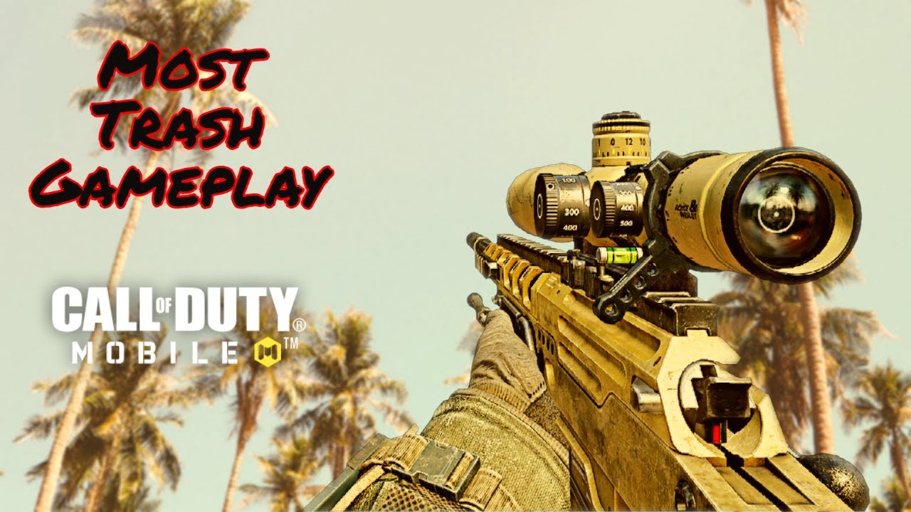 MOST TRASH GAMEPLAY ON COD MOBILE ( Sniper Montage ) - YouTube