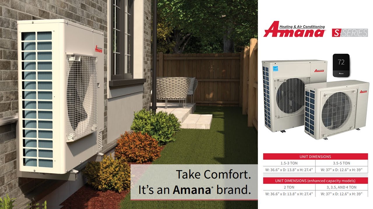 Amana Heat Pump ASZS6 S Series DeMark Home Ontario - YouTube