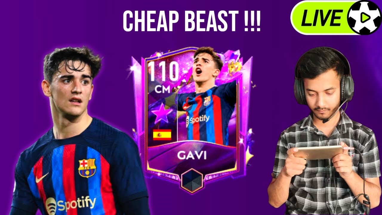 FUTURE STARS CM GAVI Gameplay Review !!! II FIFA MOBILE 22 II UCL EVENT ...