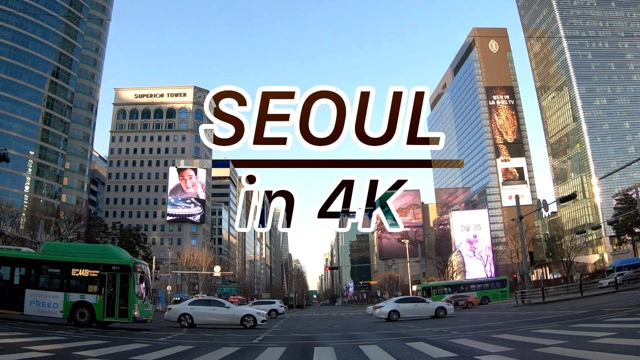 Seoul, Korea 🇰🇷 Early Morning Road trip 🚕 잠실 Jamsil | 강남 Gangnam | 테헤란로 ...