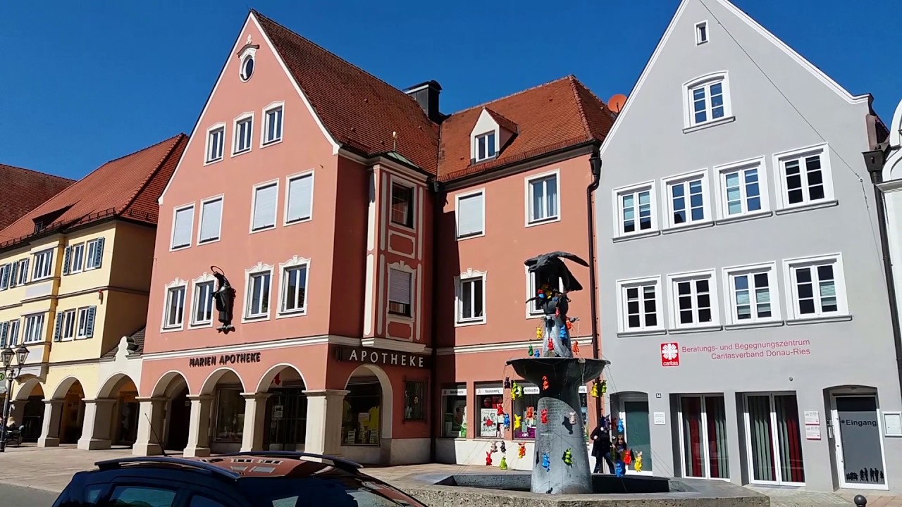 Donauwörth, Bavaria, Germany, Short Old city tour (Altstadt) - YouTube