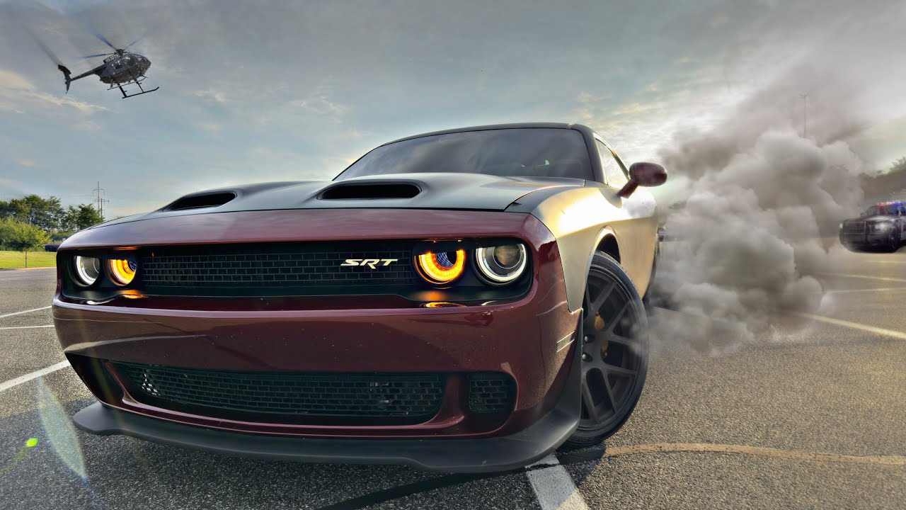 DRIFTING EVERY CORNER IN MY DODGE CHALLENGER SCAT PACK 392.. (ALMOST ...