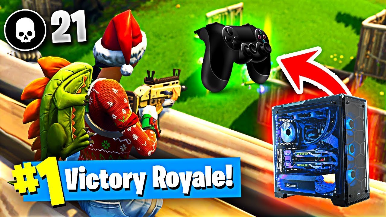 Using a CONTROLLER on the PC to Win in Fortnite Battle Royale! - YouTube