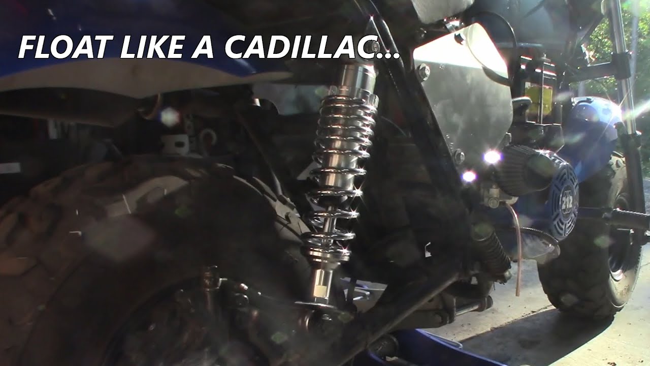 Trailmaster MB200 Rear Suspension Upgrade - YouTube