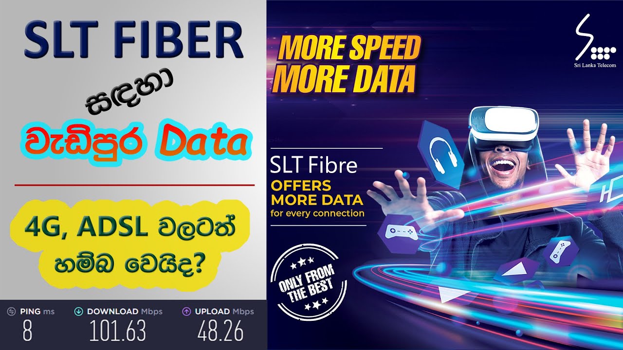 SLT Fiber Data Increment | SLT Fiber packages වල Data වැඩි කරලා - YouTube