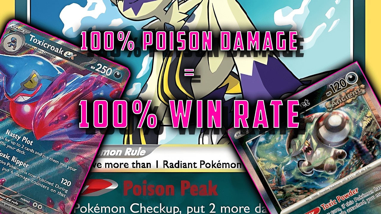 POKEMON POISON ANTI META BURN DECK ☣️ MAKE YOUR OPPONENT CRY 🔥 100% WIN ...