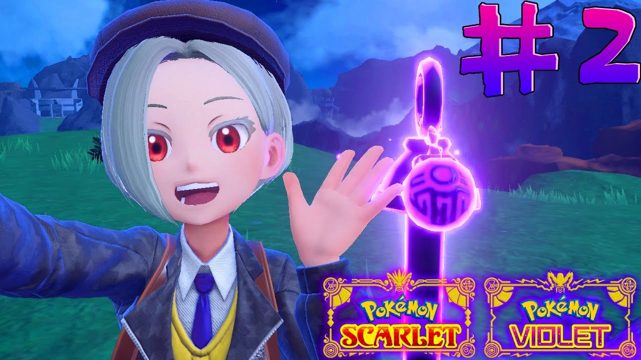 Проходим Pokemon Violet #2 / Я нашёл палку и ещё кучу всякого - YouTube