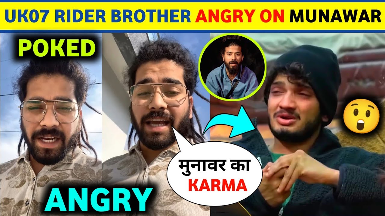 Kalam ink "DIRECT REPLY" to Munawar & Bigg Boss 🤬| UK07 Brother POKED ...