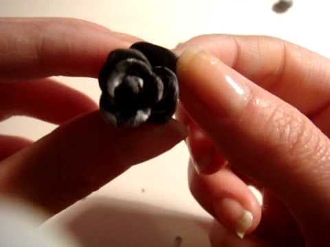 Polymer Clay Roses - YouTube