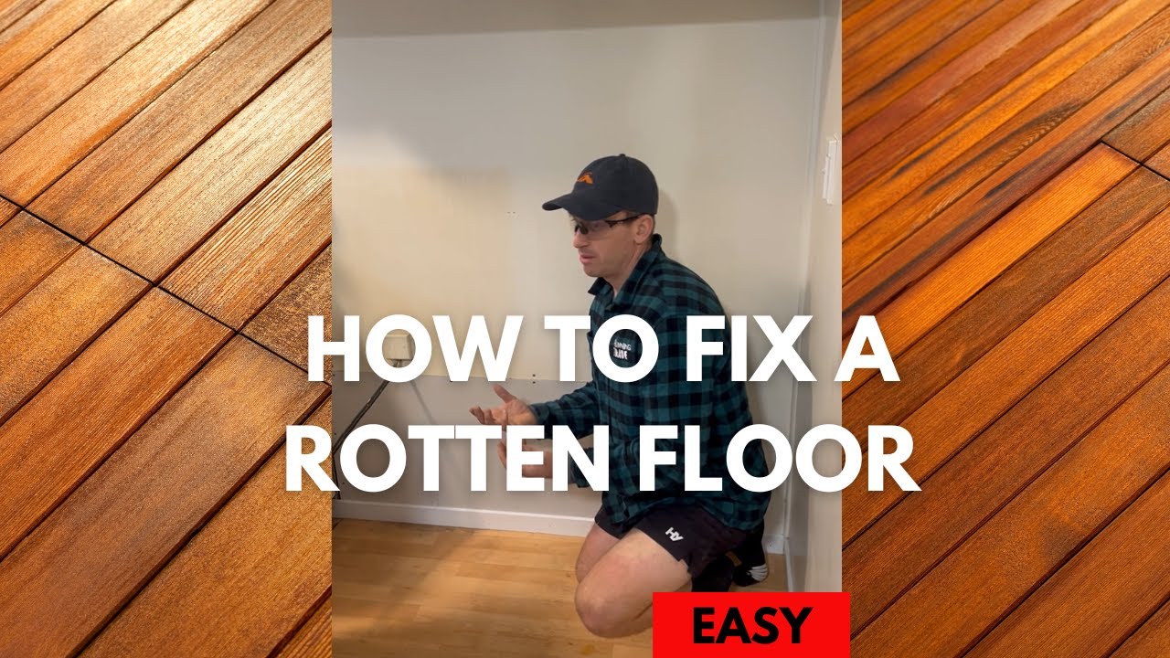 How to fix a Rotten Floor - YouTube