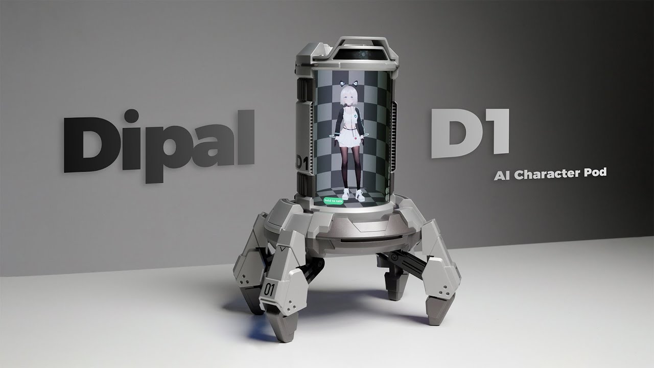 Dipal D1 AI Character Pod Hands-on: Our beloved Waifu is evolving into perfection - YouTube