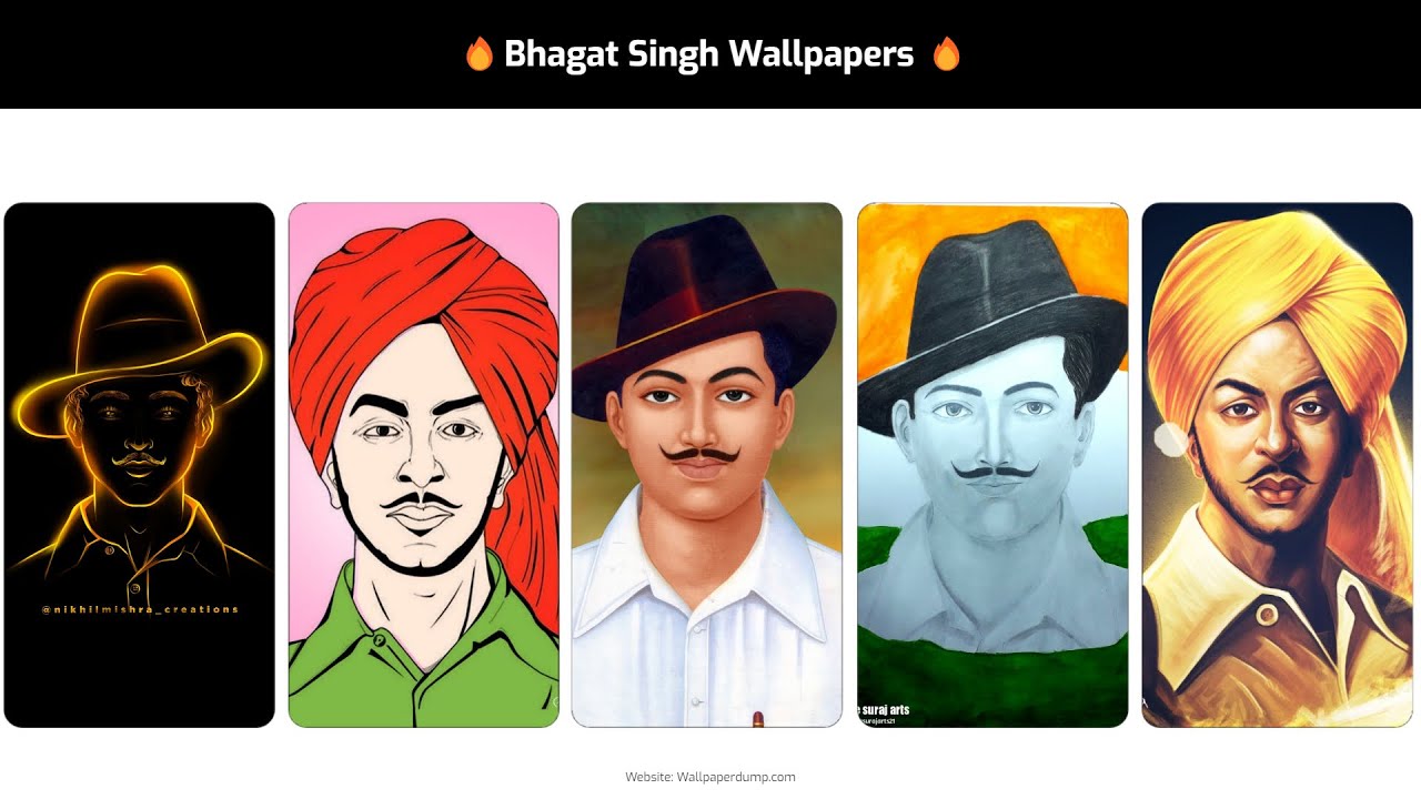 Bhagat Singh Wallpapers | Top 15 4k Bhagat Singh Wallpaper For Your ...