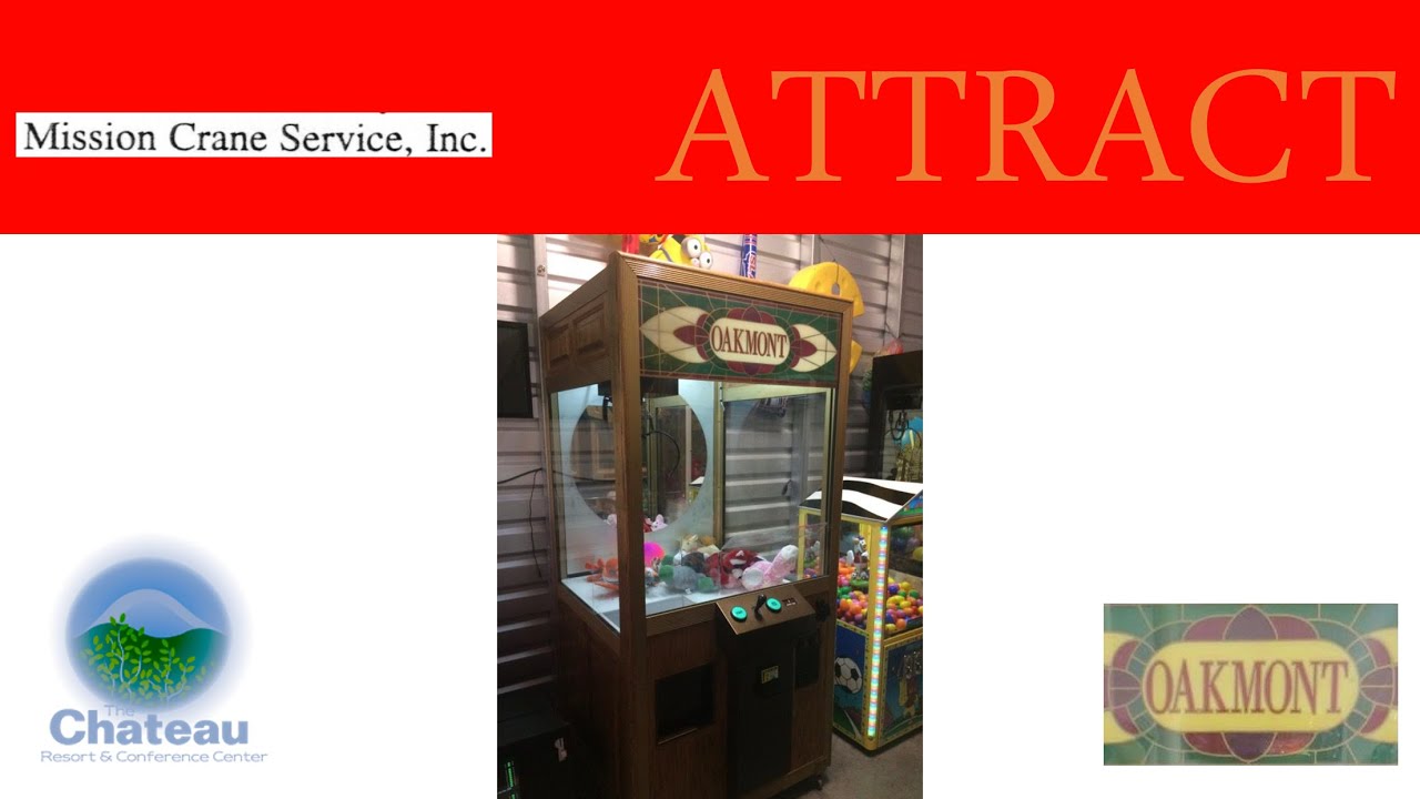 Oakmont Claw Machine - Attract Mode - YouTube