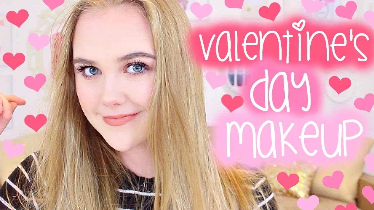 Simple & Flirty Valentine's Day Makeup Tutorial - YouTube