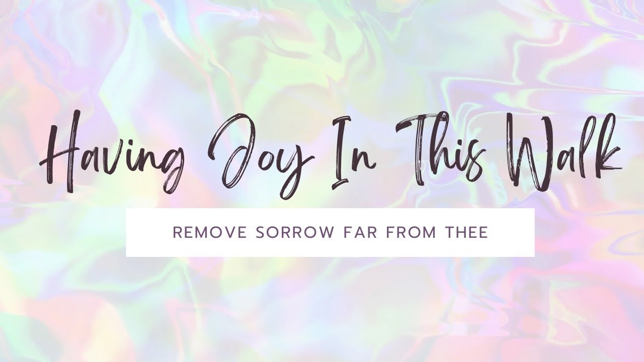 JOY IN THIS WALK AS AN ISRAELITE WOMAN .. STOP BEING IN SORROW ALL THE ...