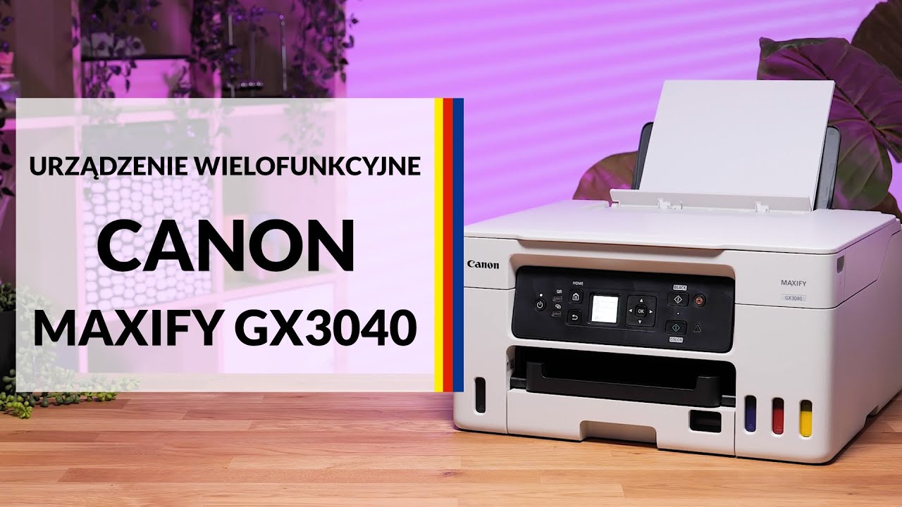 Urządzenie wielofunkcyjne Canon MAXIFY GX3040 – dane techniczne – RTV ...