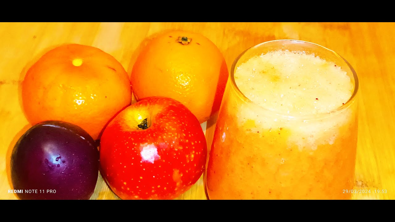 Jus de Pomme, Orange, Clémentine et prune. recette simple, efficace et ...