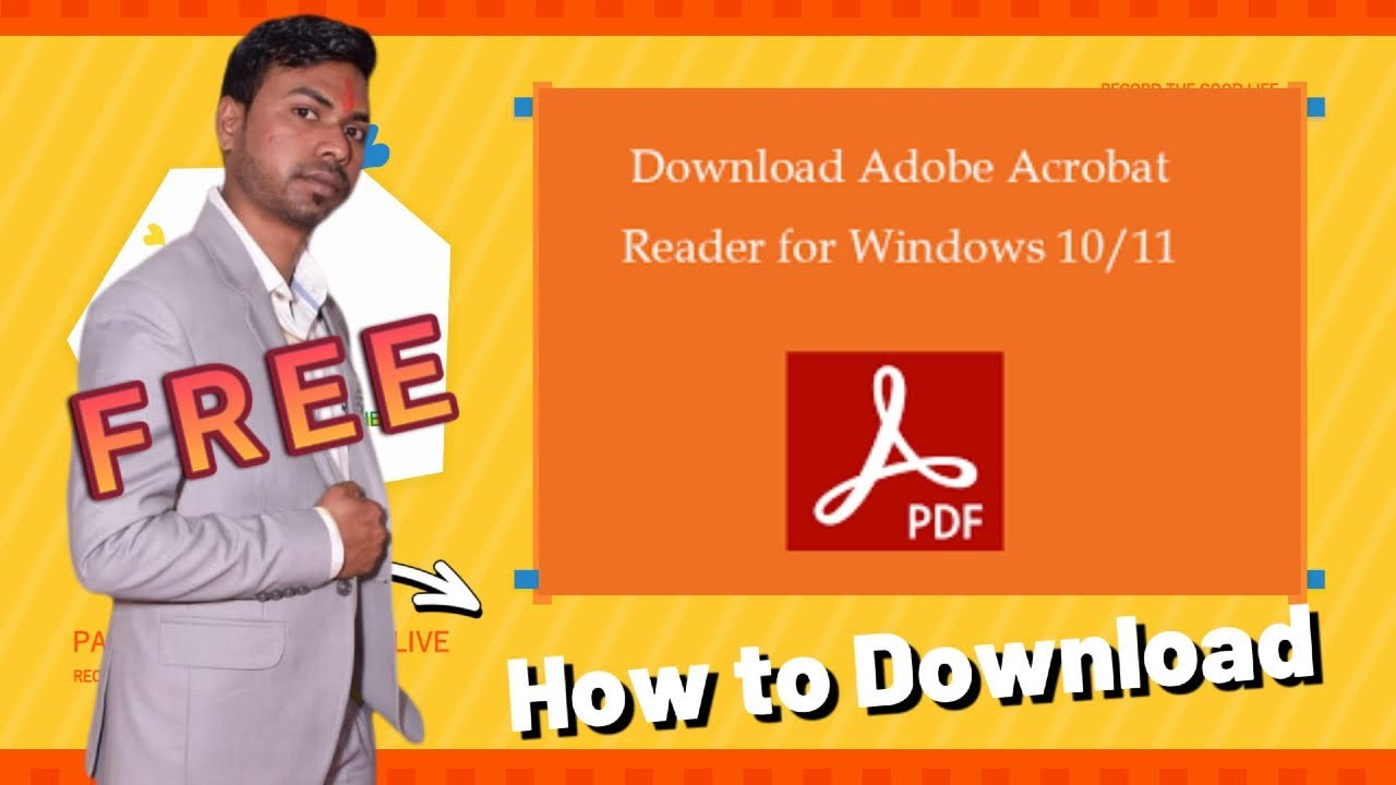 How to Download & Install Adobe Acrobat Reader for free on Windows 10/ ...