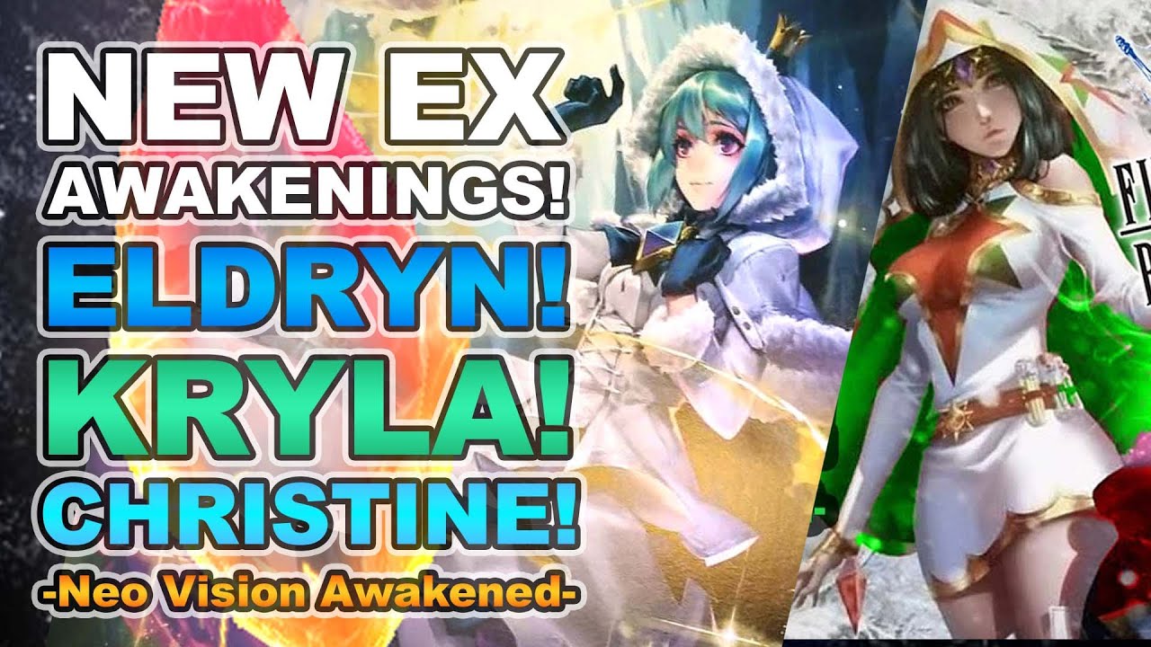 EX Awakening Buffs! Eldryn! Christine! Kryla! | Final Fantasy Brave Exvius - Buff Reviews! - YouTube