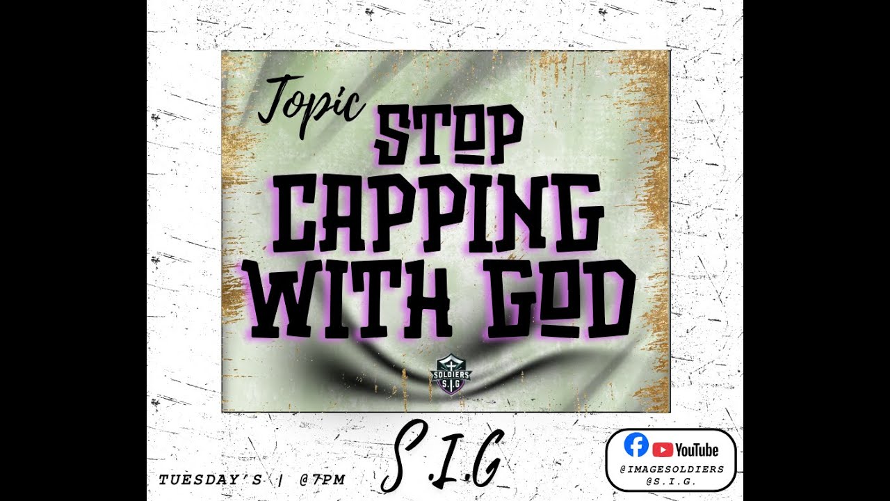 Stop, Capping with God!! - YouTube