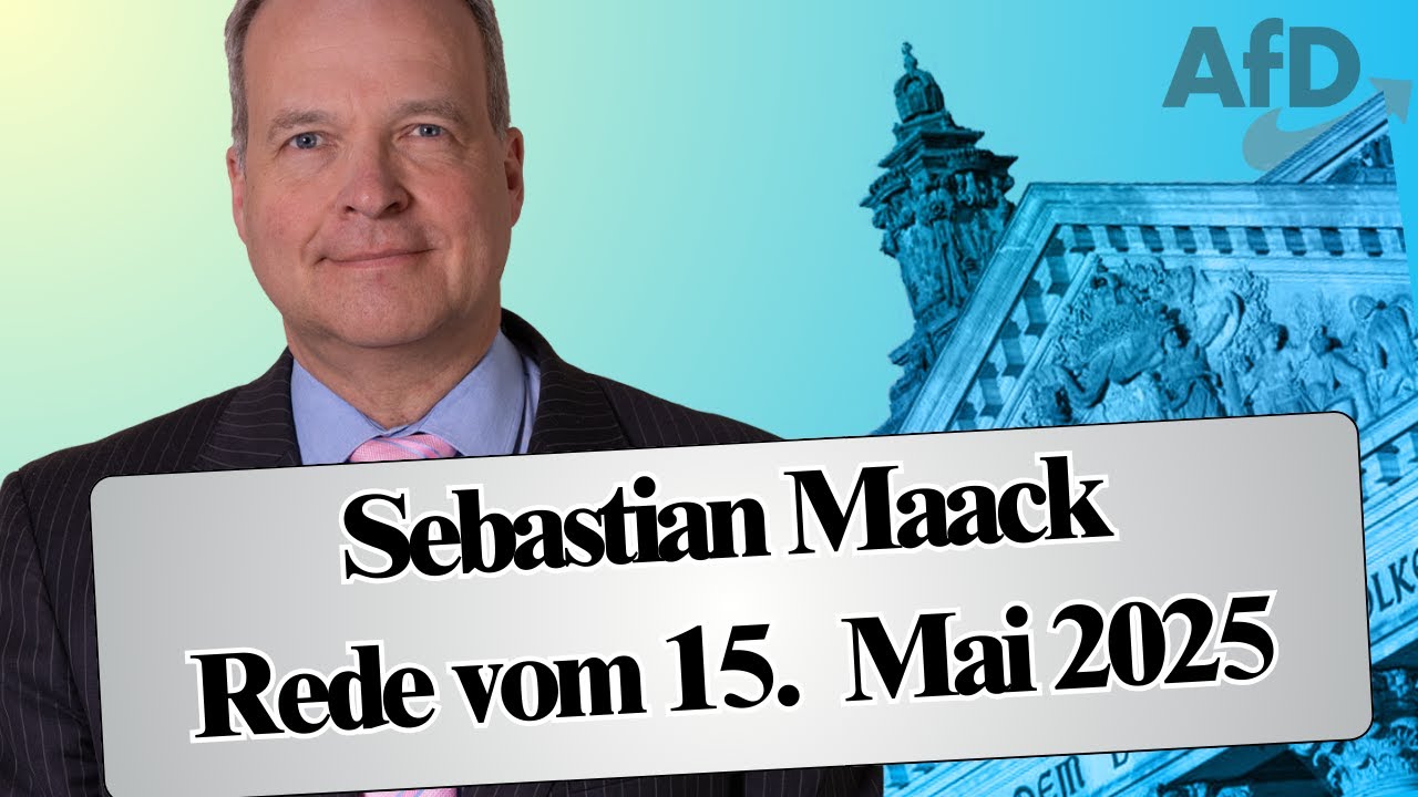 Redebeitrag von Sebastian Maack (AfD) 4.Sitzung am 15.05.2025 - YouTube
