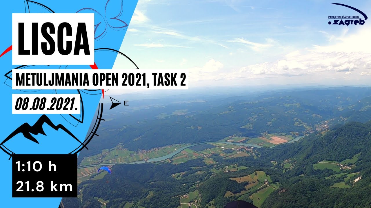 Lisca, Metuljmanija Open 2021, Task 2 - too low after second turnpoint ...