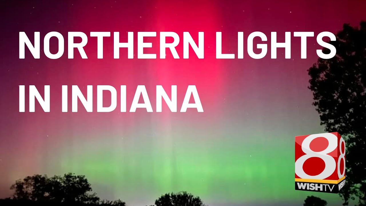 Northern Lights across Indiana - YouTube