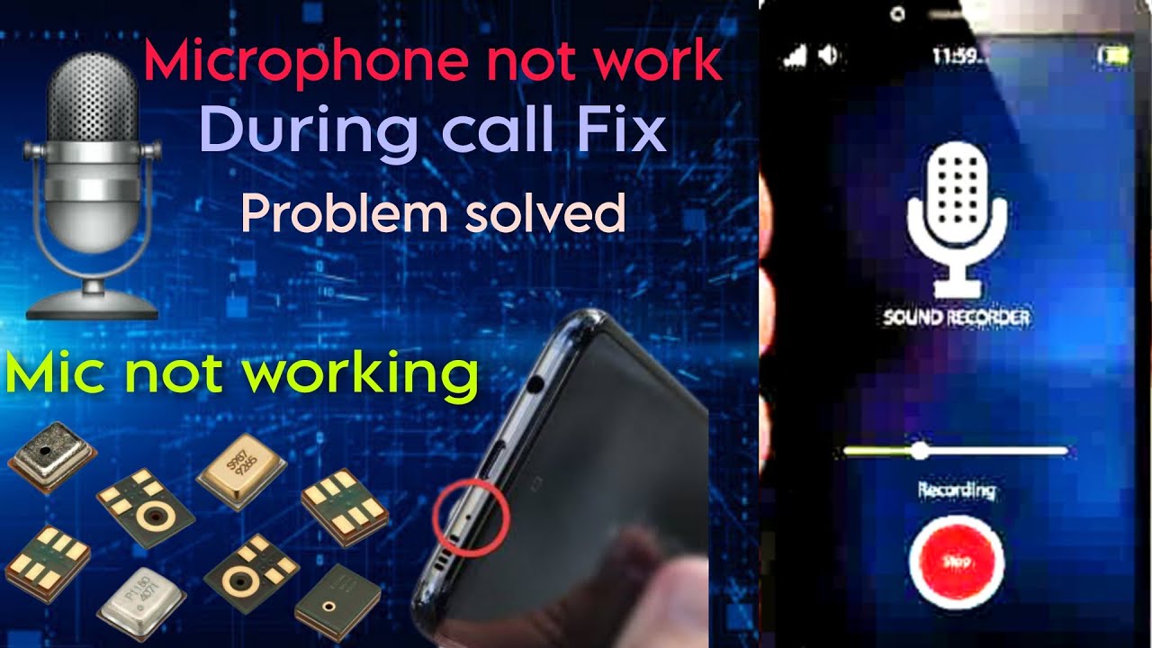 How to fix any phone microphone | Mic not working on call | Huawei ...