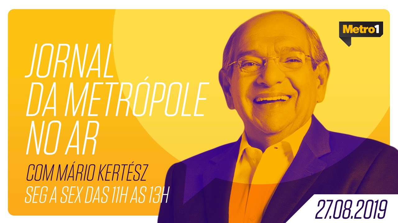Jornal da Metrópole no Ar - Gessy Gesse - 27/08/2019 - YouTube