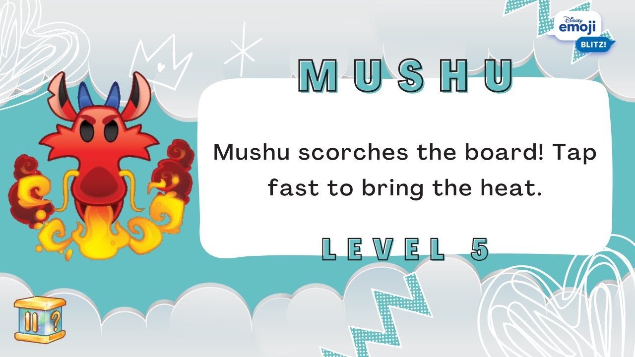 Disney Emoji Blitz - Mushu (Level 5) - Mulan - Gold Emoji - YouTube