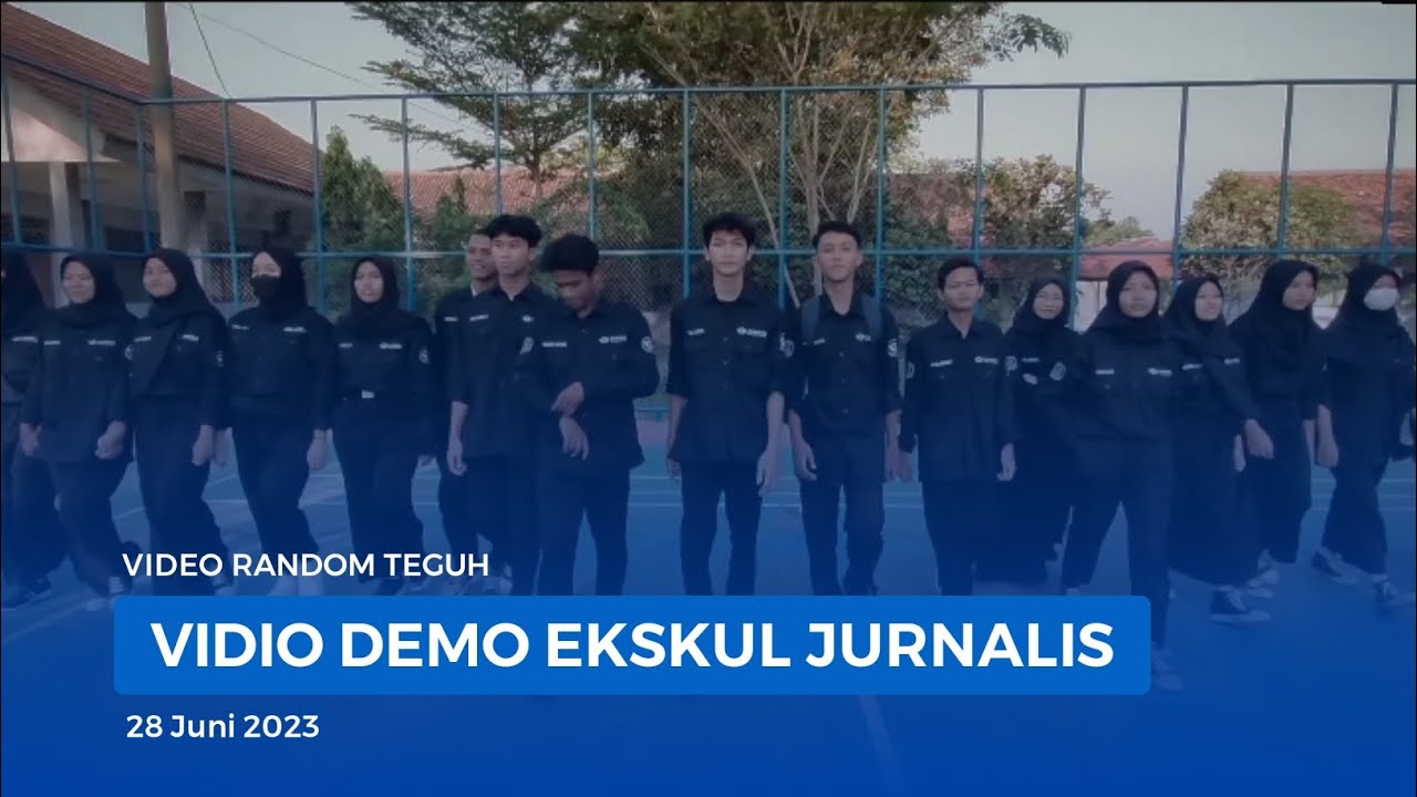 momen vidio demo ekskul Jurnalis smanja, pas menjabat ketua - YouTube
