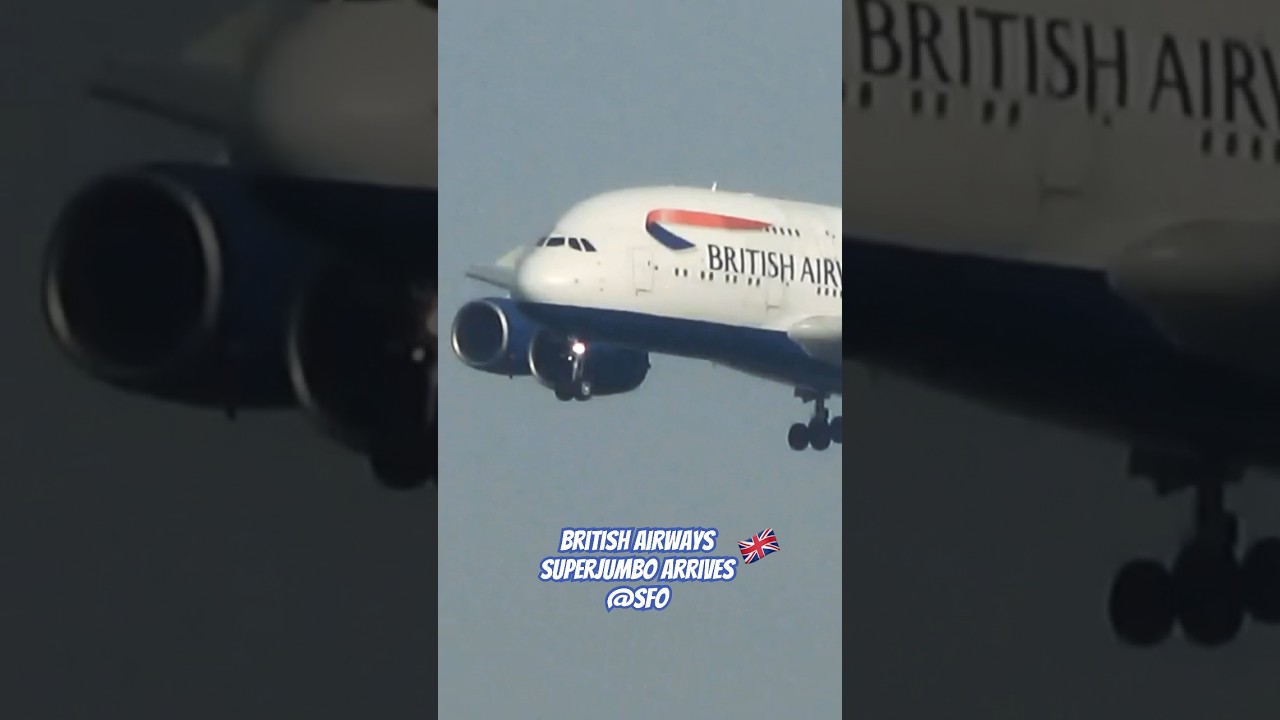 British Airways Airbus A-380: BA285: LHR-SFO 🇬🇧 - YouTube
