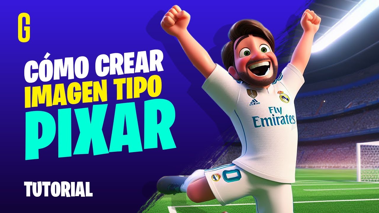 GRATIS Cómo crear imágenes Tipo PIXAR | How to Create PIXAR style ...