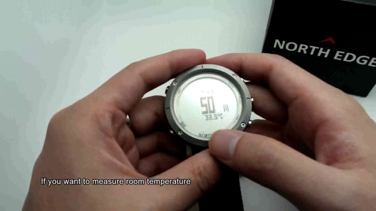 NORTH EDGE range watch with altimeter barometer compass timer for ...