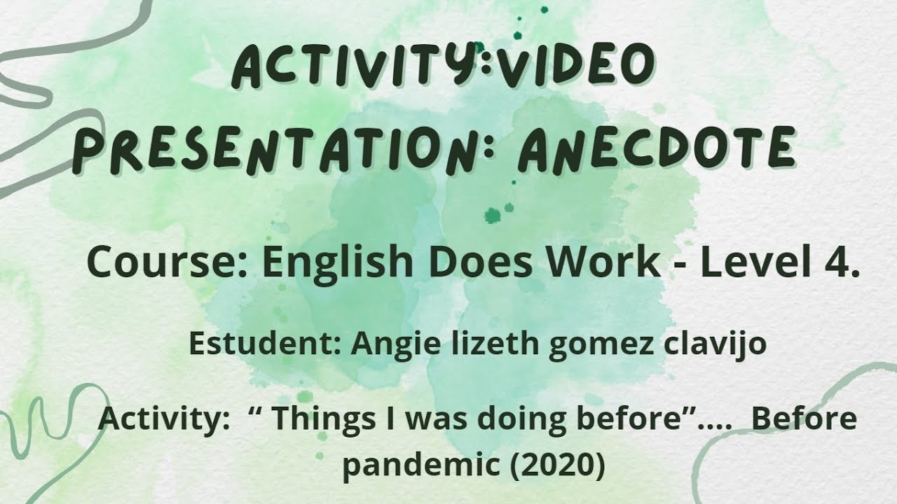 activity level 4 - YouTube