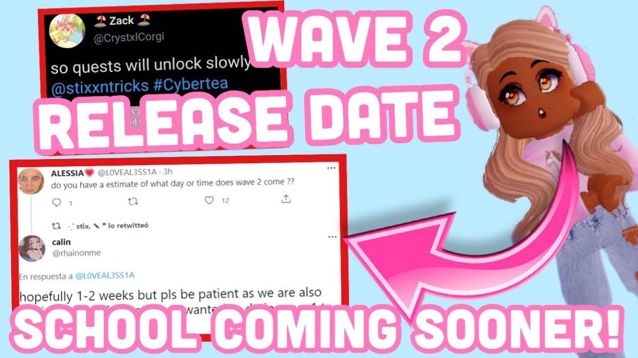 ROYALE HIGH WAVE 2 SUMMER UPDATE RELEASE DATE CONFIRMED!!|NEW SCHOOL ...