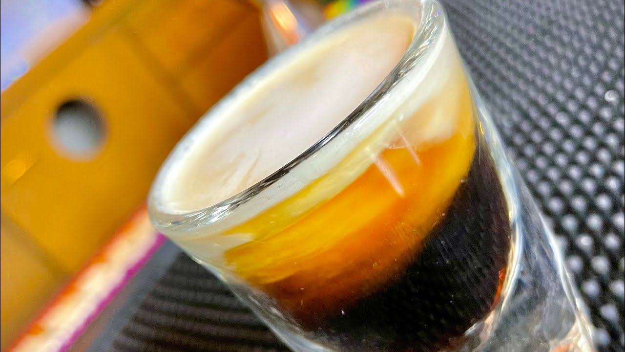 IRISH COFFEE SHOT!!! ☘️☕️ A fun spin on a CLASSIC cocktail!! - YouTube