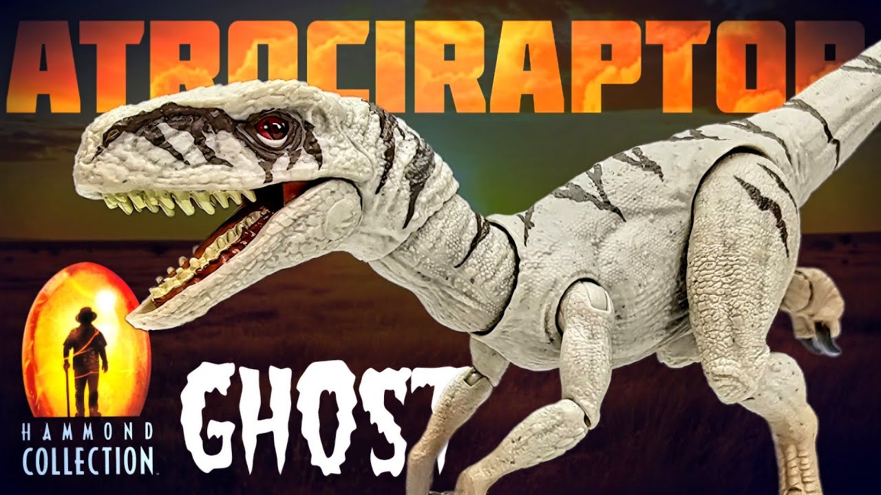 Mattel Jurassic World Hammond Collection Atrociraptor Ghost Review ...