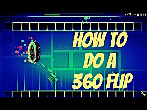 Geometry Dash| How To Do 360 Flip - YouTube