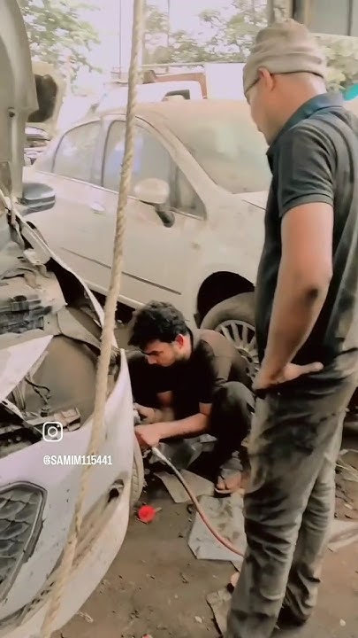 Garage ki video 📸 follow me #trending #automobile #mechanist #vlog #mechanic #autoleveling # ...